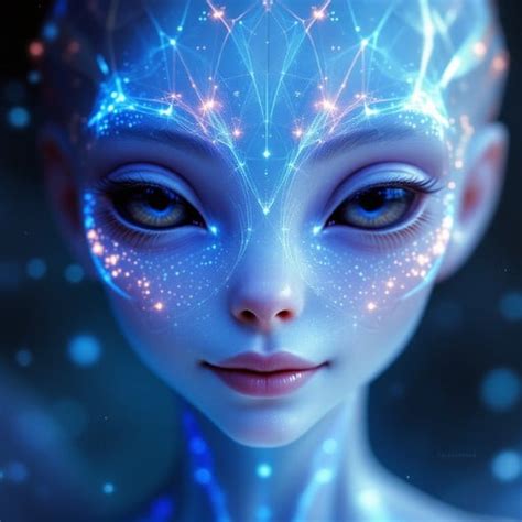 Free Luminescent Alien Grace Image Alien Luminescent Cosmic Download At Stockcake