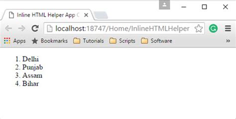 Inline And Custom Html Helpers In Aspnet Mvc ~ It Tutorials With Example