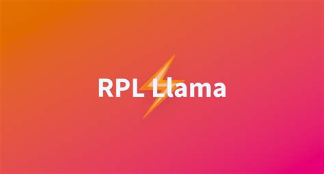 Rpl Llama A Hugging Face Space By Sriramgs
