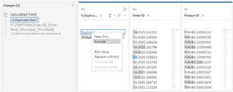 how to remove duplicates in tableau prep