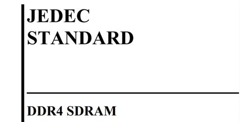 [转载] Jesd79 4 Ddr4 协议翻译 知乎