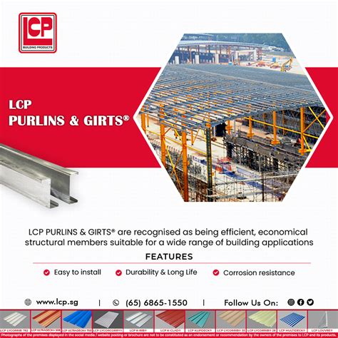 Lcp We Are Manufacturing Purlins And Girts® Using High Tensile Steel Which Makes The Structure