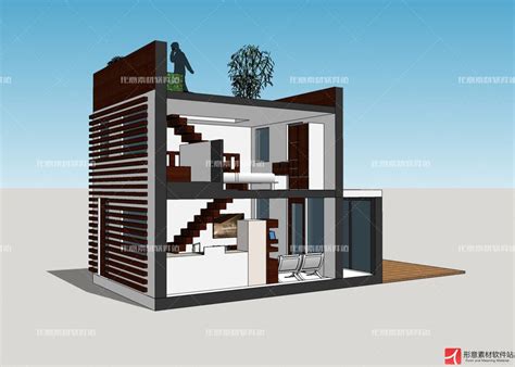 家装su模型 室内室外草图完整sketchup模型25 筑图 建筑景观素材 Lumion模型 方案文本 Cad施工图 Su模型下载