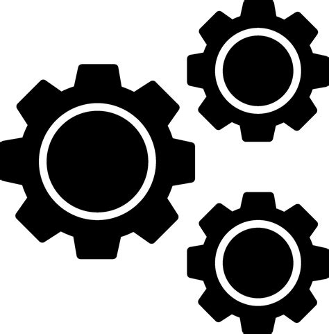 Cogs Icon Design Symbol 53972771 Vector Art At Vecteezy