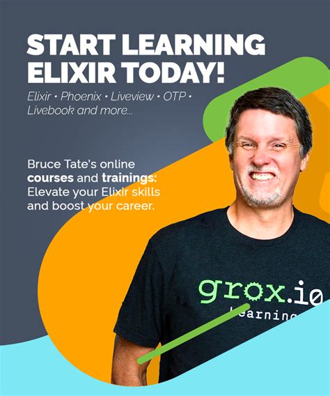 Groxio Learning's Elixir Resources for Individuals