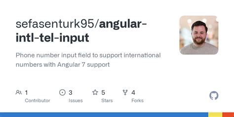 GitHub Sefasenturk Angular Intl Tel Input Phone Number Input Field To Support International