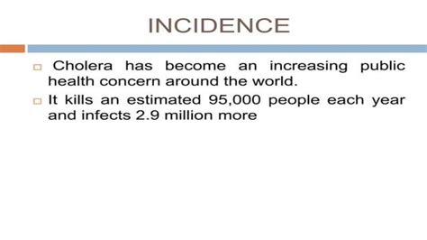 Cholera Clinical Profile Laboratory Diagnosis And Management Guidelines Pptx