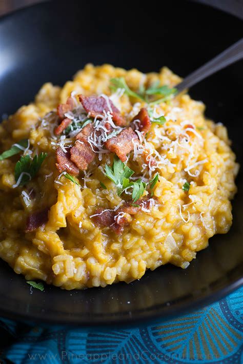 Creamy Maple Bacon Pumpkin Risotto Pumpkinweek
