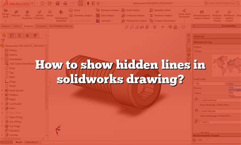 How to show hidden lines in solidworks drawing? - CADdikt