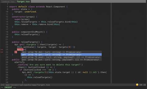 Setting Up Vim For Typescript Rvim