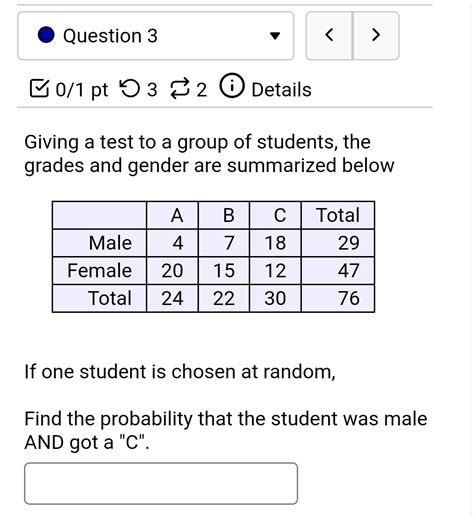 solved question 3 区 0 1 pt 3⇄ ⇄ details giving a test