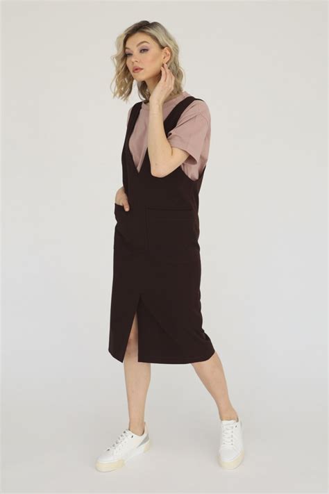 Сарафан с V-образным вырезом. looklikecat