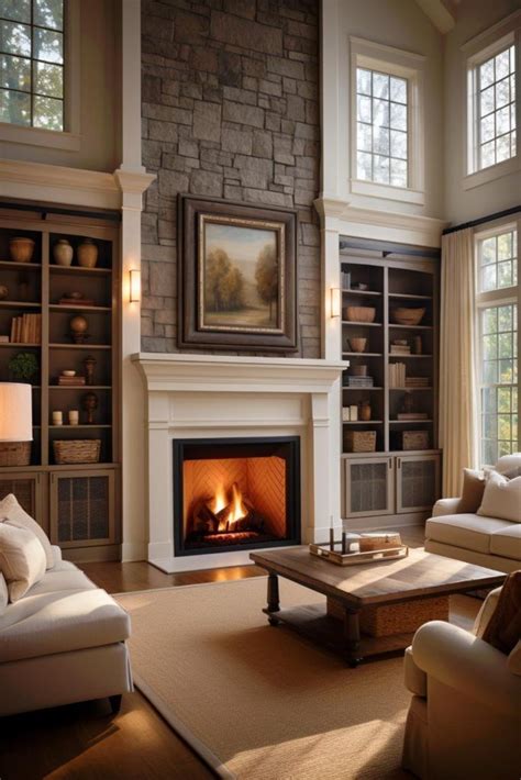 30 Ways To Decorate Your Fireplace With Built Ins On Each Side In 2024