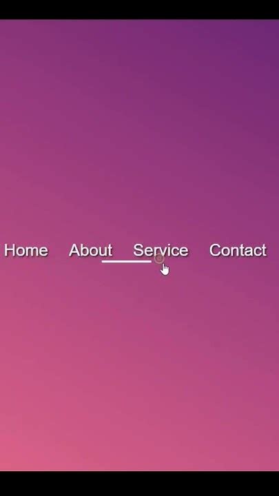 Creating An Animated Navigation Bar With Html And Css Js Onclick Effect Asiacoder Shorts