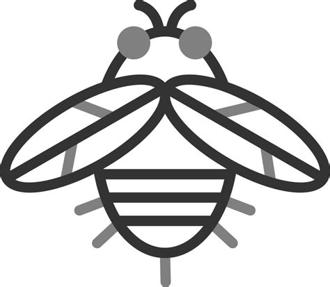 Bee Vector Icon 19997991 Vector Art At Vecteezy