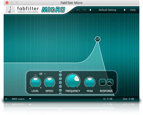 FabFilter Micro Help About FabFilter Micro FabFilter Micro Help About FabFilter Micro