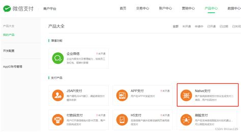 微信支付native下单api V3接口开发详解微信native支付 Csdn博客
