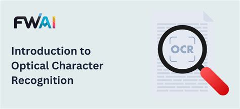 Applications And Algorithms For Optical Character Recognition