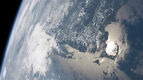 Earth From Space Rare Sunglint Transforms The Mediterranean Sea Into A Swirling Silver