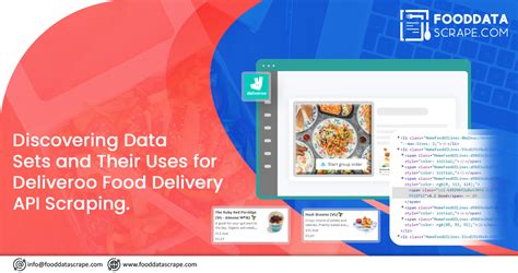 Discovering Data Sets And Their Uses For Deliveroo Food Delivery Api