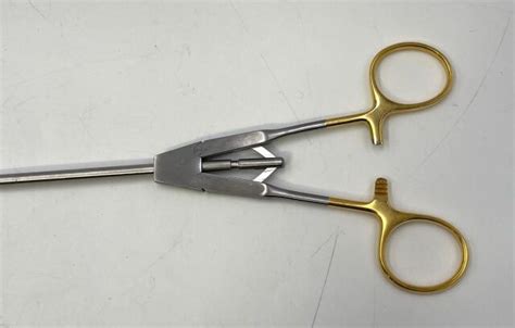 Used Jarit 600 254 Carb Bite Laparoscopic Needle Holder Or Instruments