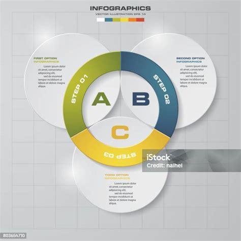 현대 3 단계 프로세스입니다 단순 및 편집 가능한 디자인 요소를 추상화합니다 0명에 대한 스톡 벡터 아트 및 기타 이미지 0명 개념 Istock