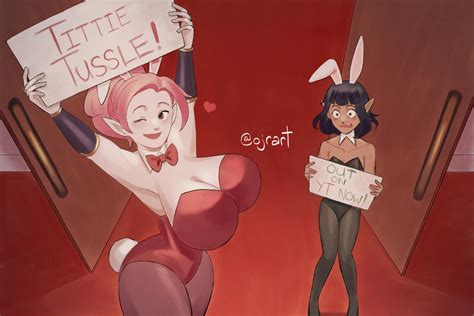 Rule 34 2girls Brown Skin Bunny Ears Bunnysuit Chessica Tittie