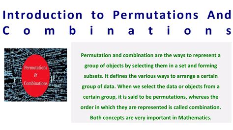 Permutations And Combinations Ppt Ppt