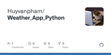Github Huyvanpham Weather App Python