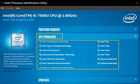 Intel Processor Identification Utility 8 0 43 System Information Software