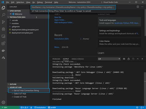 Remote IoT Edge Development In Azure VMs Template Images Code Pyre