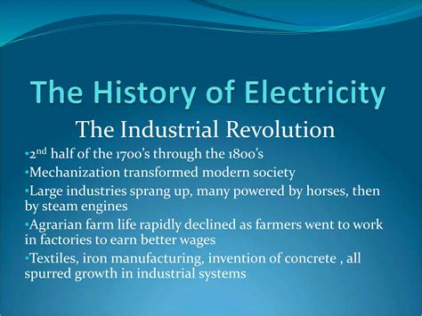 T028 Shine History Electricity A Powerpoint Ppt