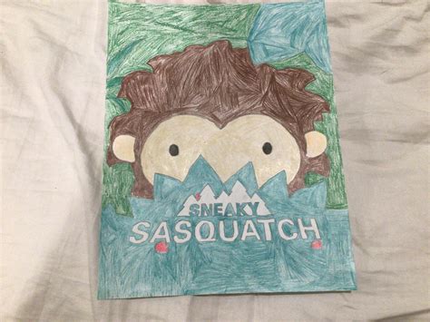 First Sneaky Sasquatch App Logo Drawing R Sneakysasquatch