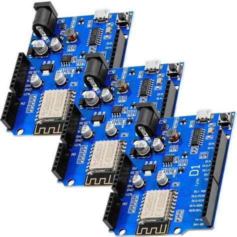 3 X D1บอร์ด Nodemcu Esp8266mod 12f Wifi Wifi โมดูลสำหรับ Arduino