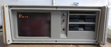 Vintage Computing IBM Portable Personal Computer Swapping Out Disc Drives And Case