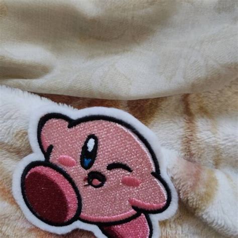Kirby Winking Iron On Nintendo Patch From Kirby Nes Game Etsy
