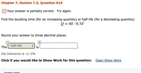 Solved Chapter 7 Section 7 3 Question 016 Your Answer Is