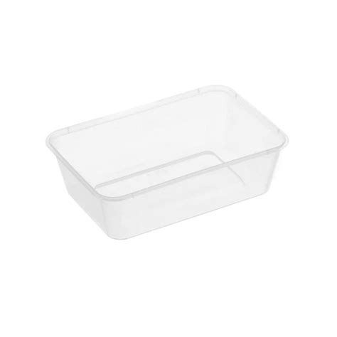 Pp Rectangle Container 500ml Clear Ctn 500 — Marketplace Supplies