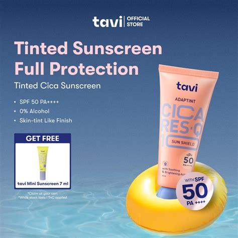 Jual Tavi Cica Res Q10 Adaptint Sun Shield 40 Ml Tavi Cica Res Q10