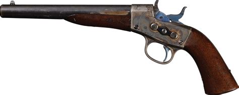 U S Remington Model 1867 Transitional Rolling Block Pistol Rock Island Auction