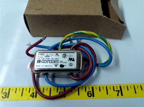 Corcom VB RFI EMI Line Filter Electrical Transformers BMI Surplus