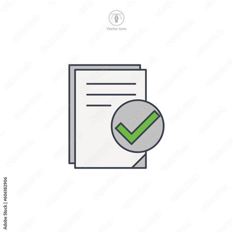 Document Icon Symbol Template For Graphic And Web Design Collection Logo Vector Illustration