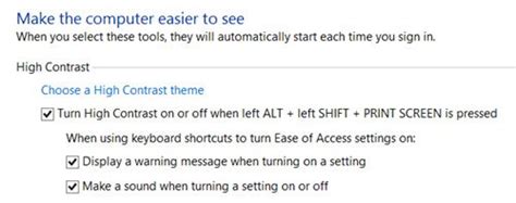 how to enable or disable high contrast mode in windows 11 10