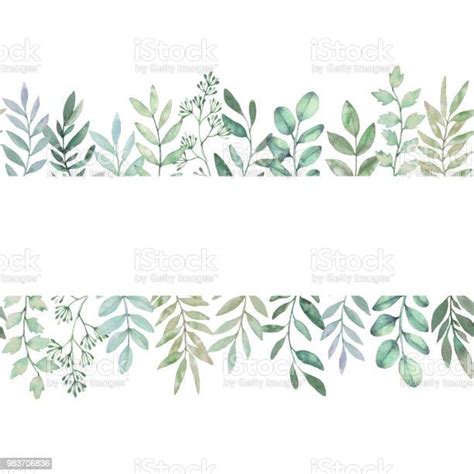 손으로 그린 수채화 그림 녹색 지점과 잎의 식물 완벽 한 배경입니다 안녕하세요 봄입니다 꽃 디자인 요소입니다 초대장 인사말 카드 인쇄 포장 등을 위한 완벽 한 0명에 대한