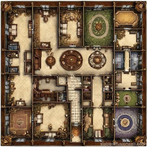 Dark Classical Mansion For Roleplaying Stable Diffusion Online