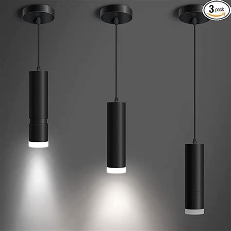 Okeli Black Pendant Lights Modern Led Kitchen Island Light Unique