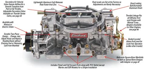 Which Vacuum Port On Edelbrock Carb Timed Vs Manifold