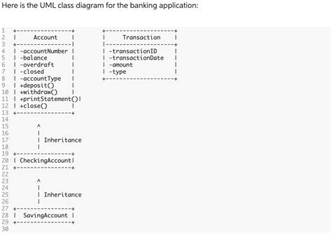 Solved Implement The Banking Application Designed Above To