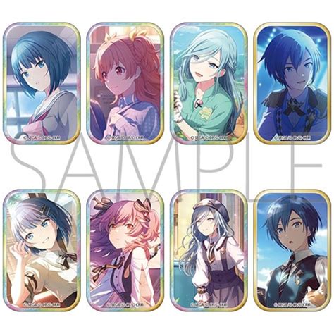 [24년 06월 발매] 프로젝트 세카이 무빅 사각 캔 뱃지 컬렉션 33탄 C 랜덤 단품 프세카 프로세카 공굿 공식 굿즈