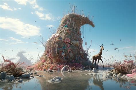 Premium Photo An Artistic Depiction Of The Interconnectedness Of 00175 02